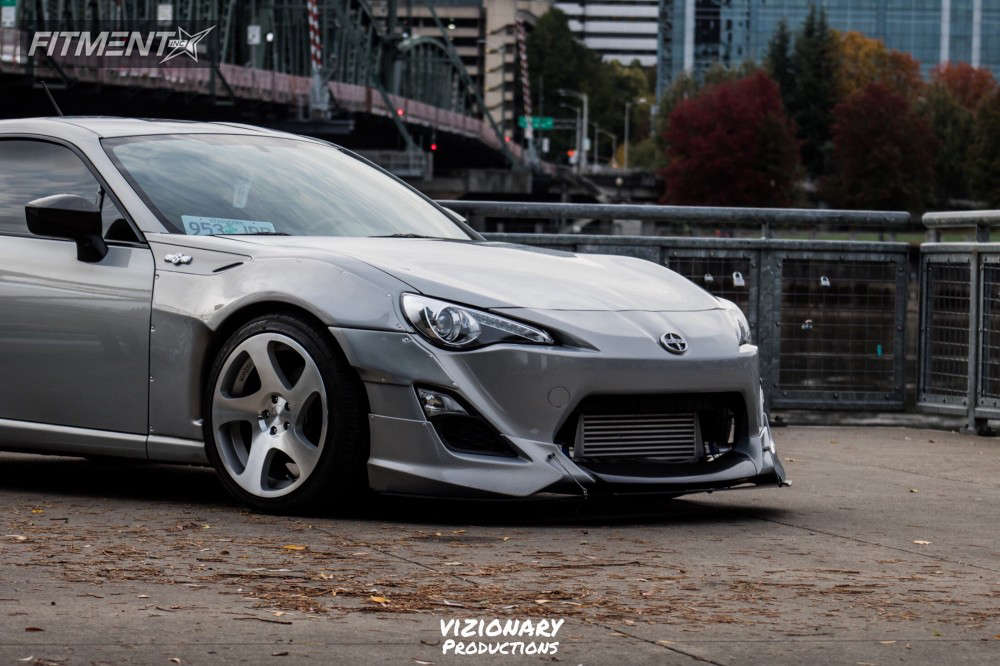 2013 Scion FR-S Base with 18x8.5 Rotiform Tmb and Toyo Tires 225x40 on ...