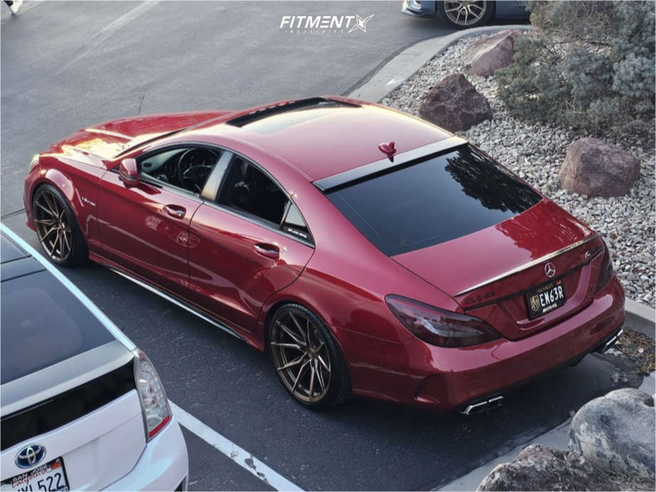 2015 Mercedes-Benz CLS63 AMG S 4Matic with 20x10 Rohana Rfx13 and Ohtsu ...