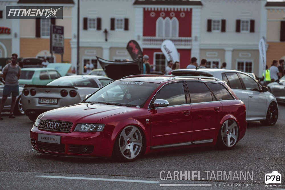 2003 Audi S4 Base with 19x8.5 Rotiform Tmb and Semperit 235x35 on Air ...