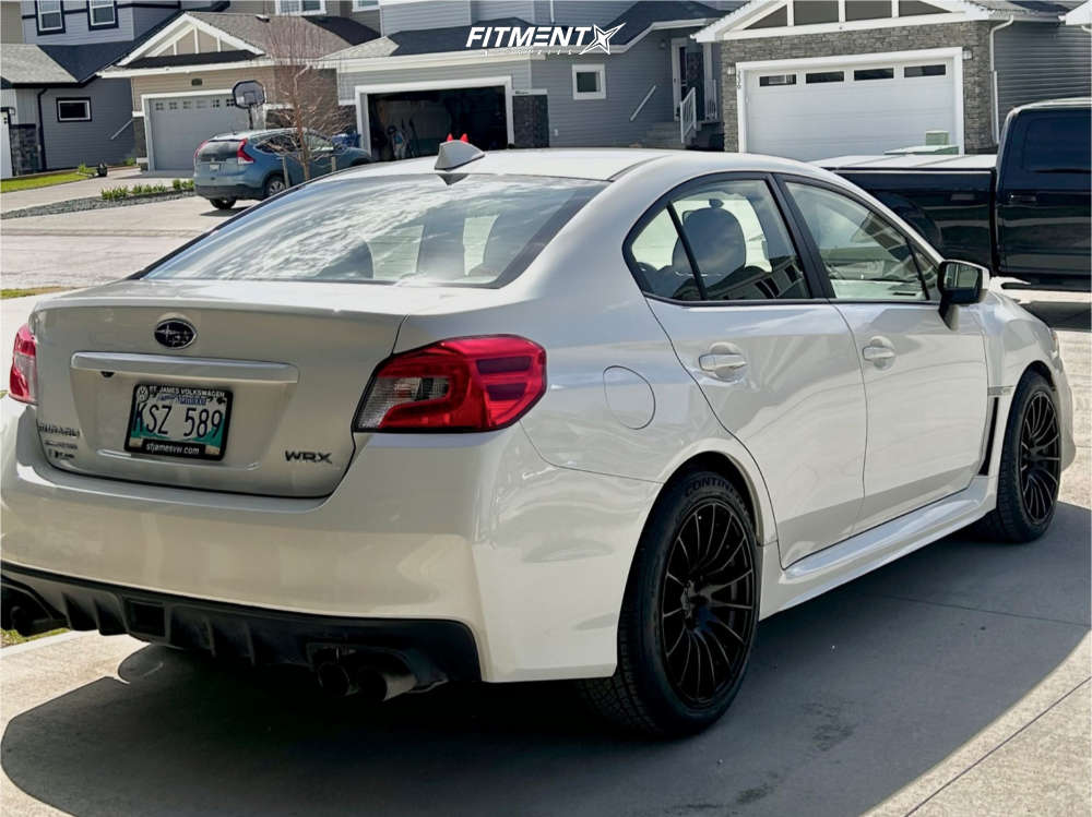 2019 Subaru WRX Base with 18x8.75 XXR 550 and Continental 245x40 on ...
