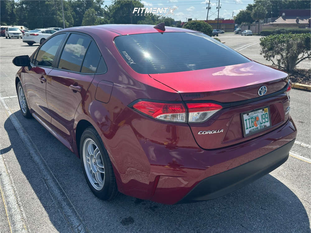 2023 Toyota Corolla Hybrid LE with 16x7 Enkei Rpf1 and Michelin 205x55 ...