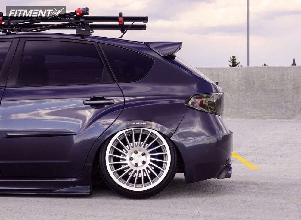 2011 Subaru WRX Base with 18x9.5 Rotiform Ind-t and Hankook 245x35 on ...