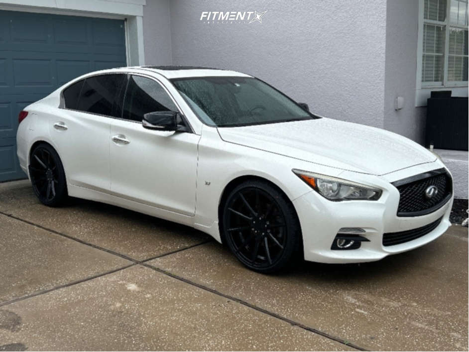 2015 INFINITI Q50 Base with 20x10 TSW Clypse and Lexani 275x30 on Stock ...