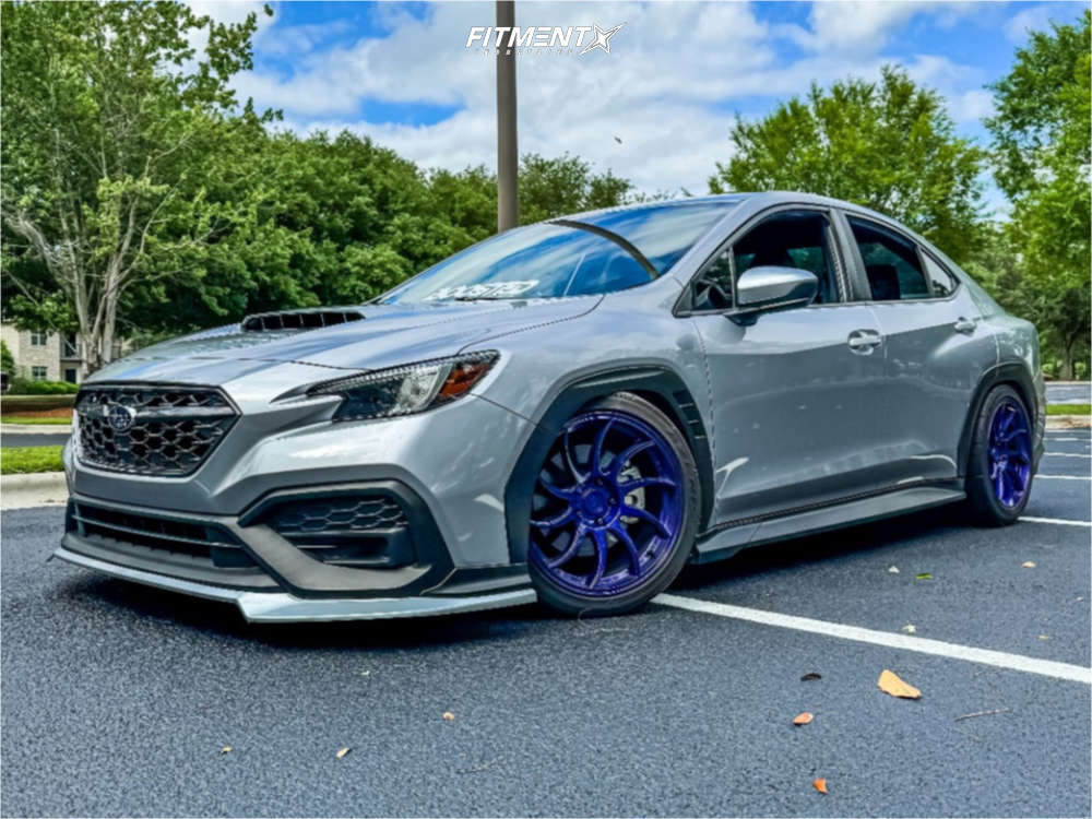 2023 Subaru WRX Base with 18x9.5 Anovia Night and Falken 265x35 on ...