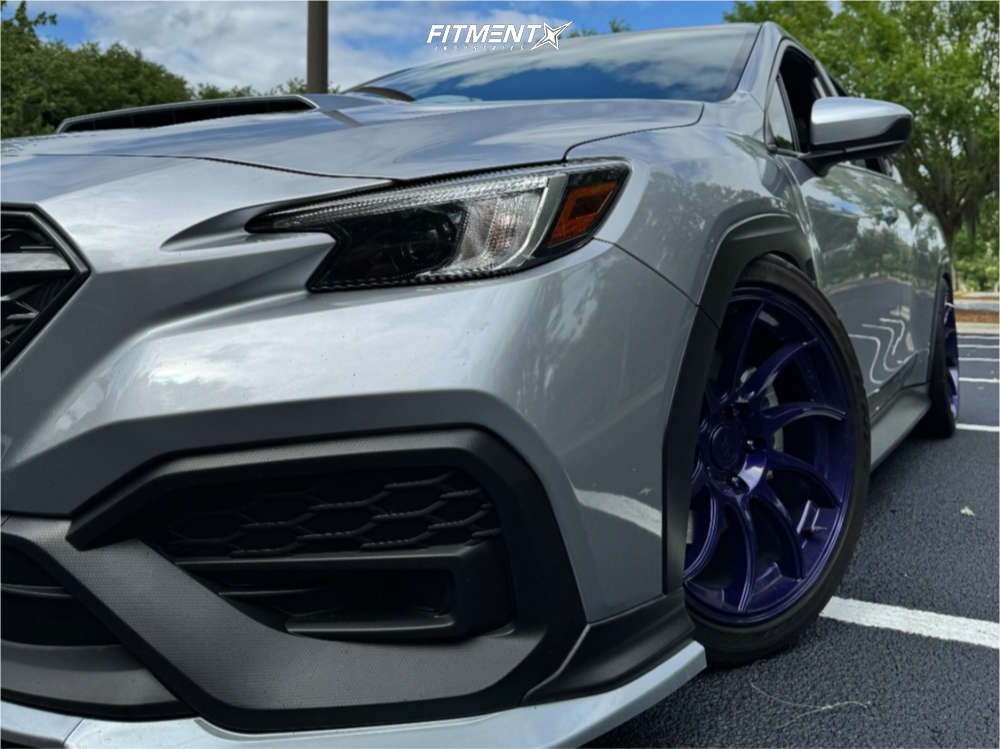 2023 Subaru WRX Base with 18x9.5 Anovia Night and Falken 265x35 on ...