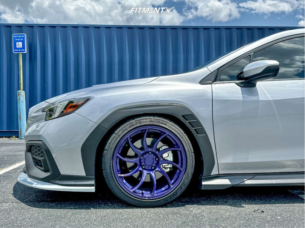 2023 Subaru WRX Base with 18x9.5 Anovia Night and Falken 265x35 on ...