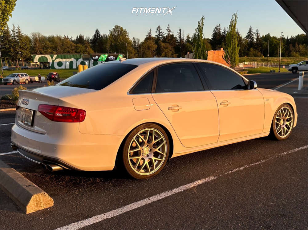 2015 Audi S4 Premium Plus with 19x8.5 MRR Uo2 and Continental 245x35 on ...