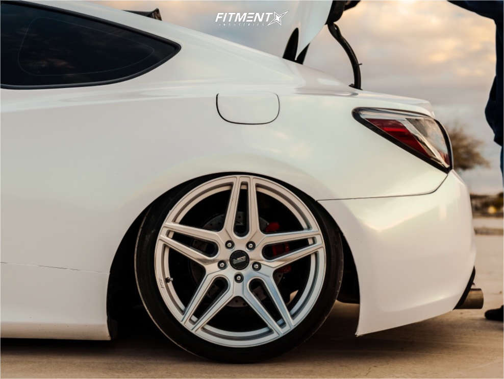 2011 Hyundai Genesis Coupe 2.0T with 19x10.5 ESR Rf15 and Vercelli ...