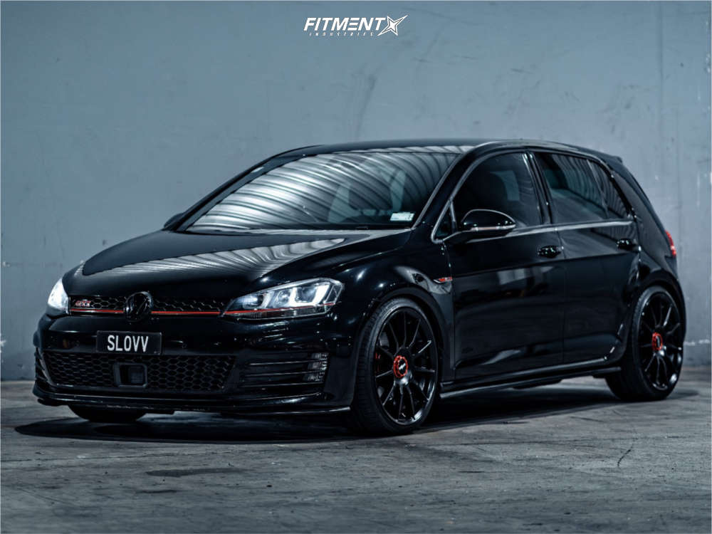 2015 Volkswagen GTI Autobahn with 19x8.5 Rotiform Dtm and Nexen 235x35 ...