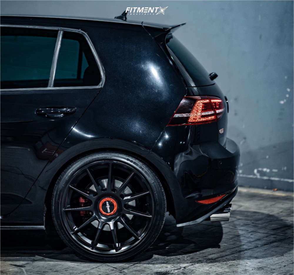 2015 Volkswagen GTI Autobahn with 19x8.5 Rotiform Dtm and Nexen 235x35 ...