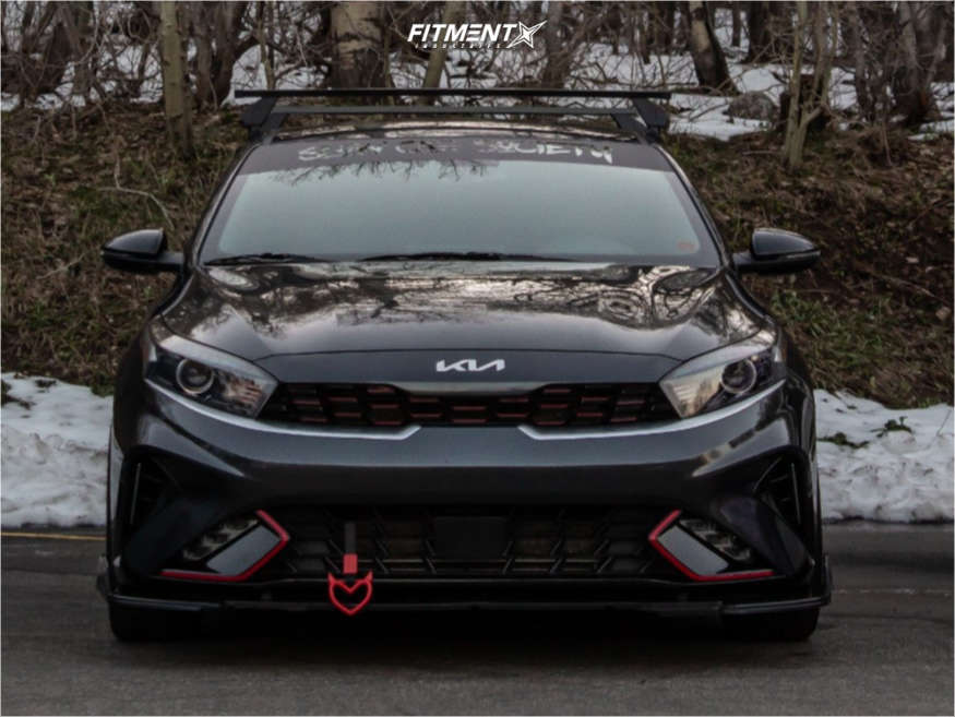 2023 Kia Forte GT-Line with 17x7.5 Touren Tr60 and Kumho 225x35 on ...