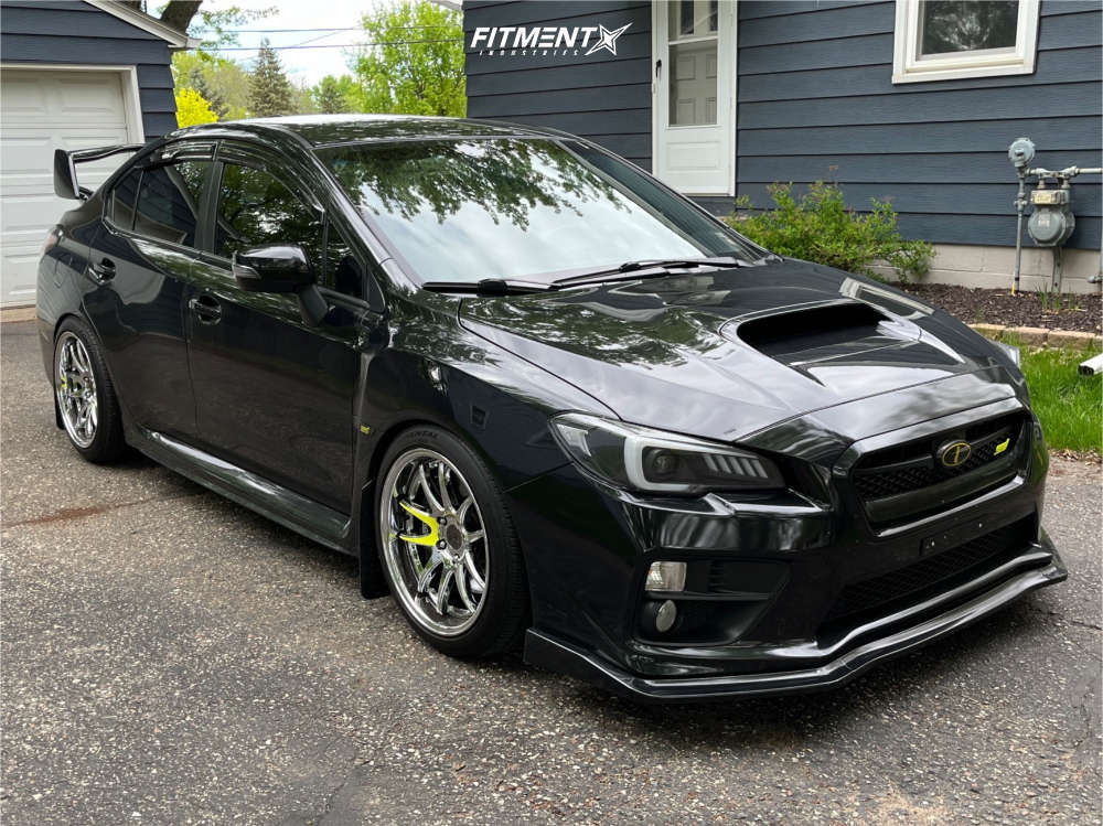 2017 Subaru WRX STI Base with 18x9.5 Aodhan Ds02 and Continental 245x40 ...