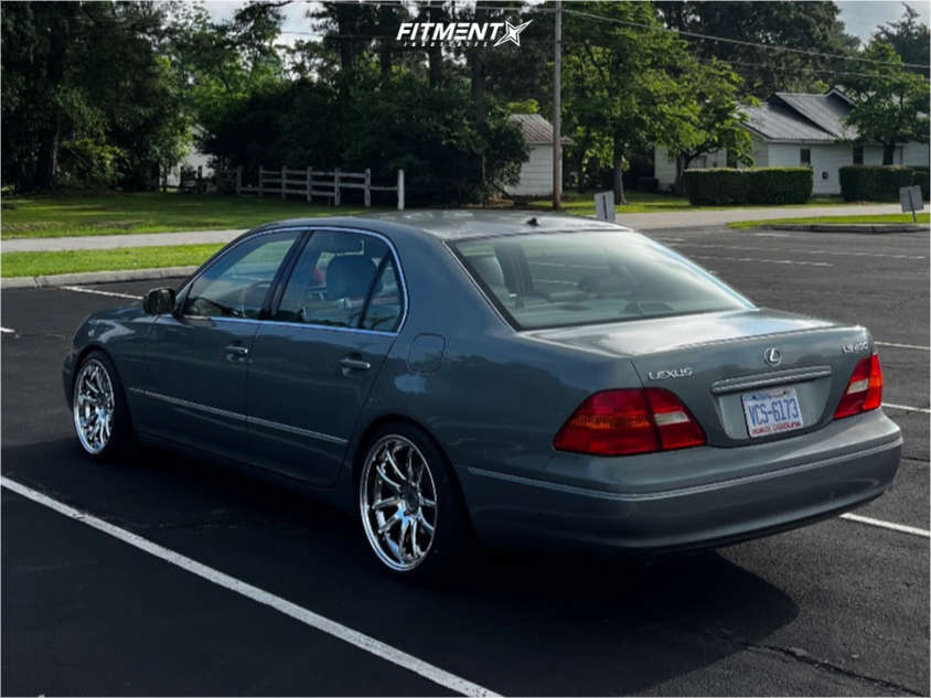 2001 Lexus LS430 Base with 19x9.5 Aodhan Ds02 and Radar 235x35 on ...