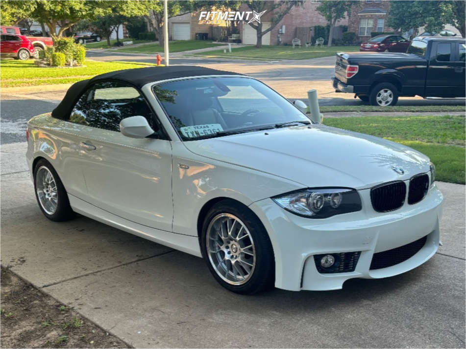 2011 BMW 128i Base with 17x7.5 Shift Crank and Comforser 205x50 on ...