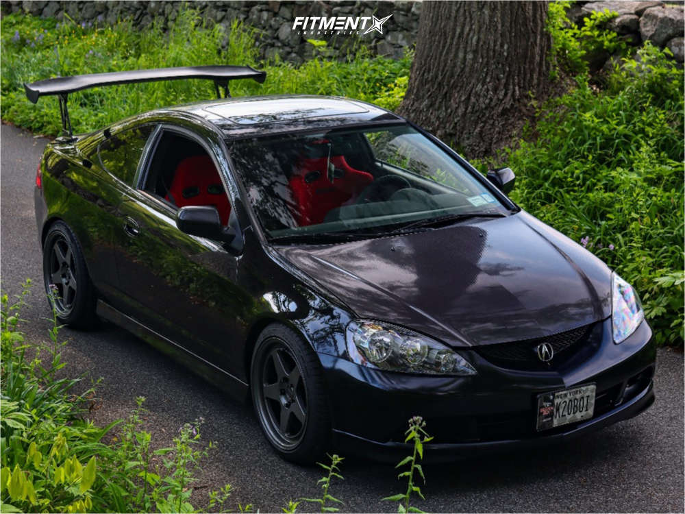 2004 Acura RSX Type-S with 18x9 Kansei Knp and Cooper 235x40 on ...