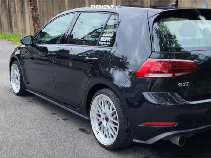 2018 Volkswagen GTI SE with 18x8.5 Vors Vr8 and Lexani 215x35 on Stock ...