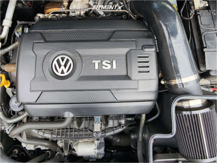 2018 Volkswagen GTI SE with 18x8.5 Vors Vr8 and Lexani 215x35 on Stock ...