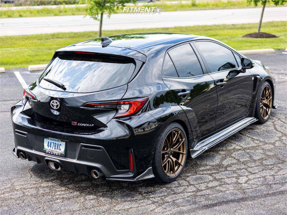 2023 Toyota GR Corolla Core with 18x10 Apex Vs-5rs and Falken 265x35 on ...