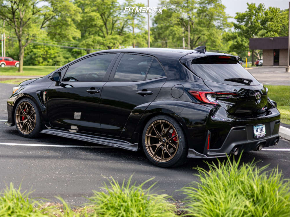 2023 Toyota GR Corolla Core with 18x10 Apex Vs-5rs and Falken 265x35 on ...