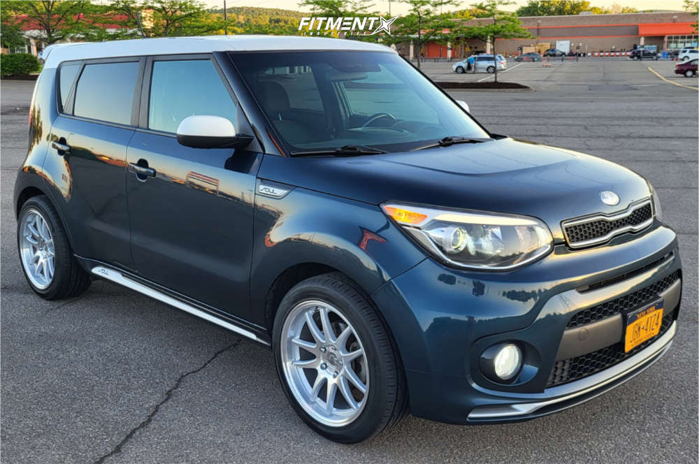 2018 Kia Soul Base with 18x8.5 Aodhan Ds02 and Hankook 235x45 on Stock ...
