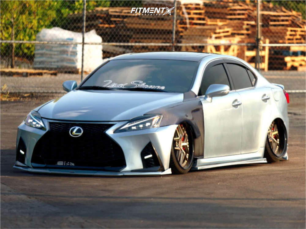 2007 Lexus IS250 Base with 20x9 Niche Methos and Landsail 225x30 on Air ...