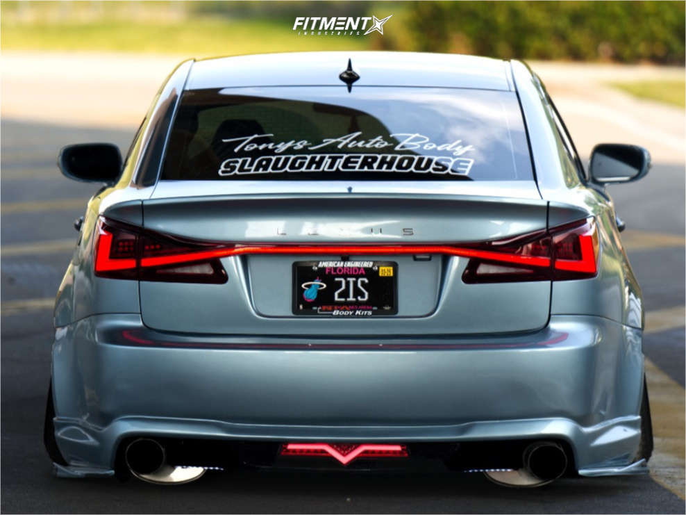 2007 Lexus IS250 Base with 20x9 Niche Methos and Landsail 225x30 on Air ...