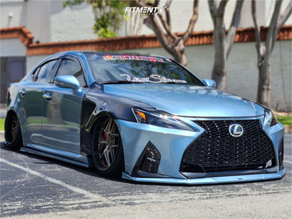 2007 Lexus IS250 Base with 20x9 Niche Methos and Landsail 225x30 on Air ...
