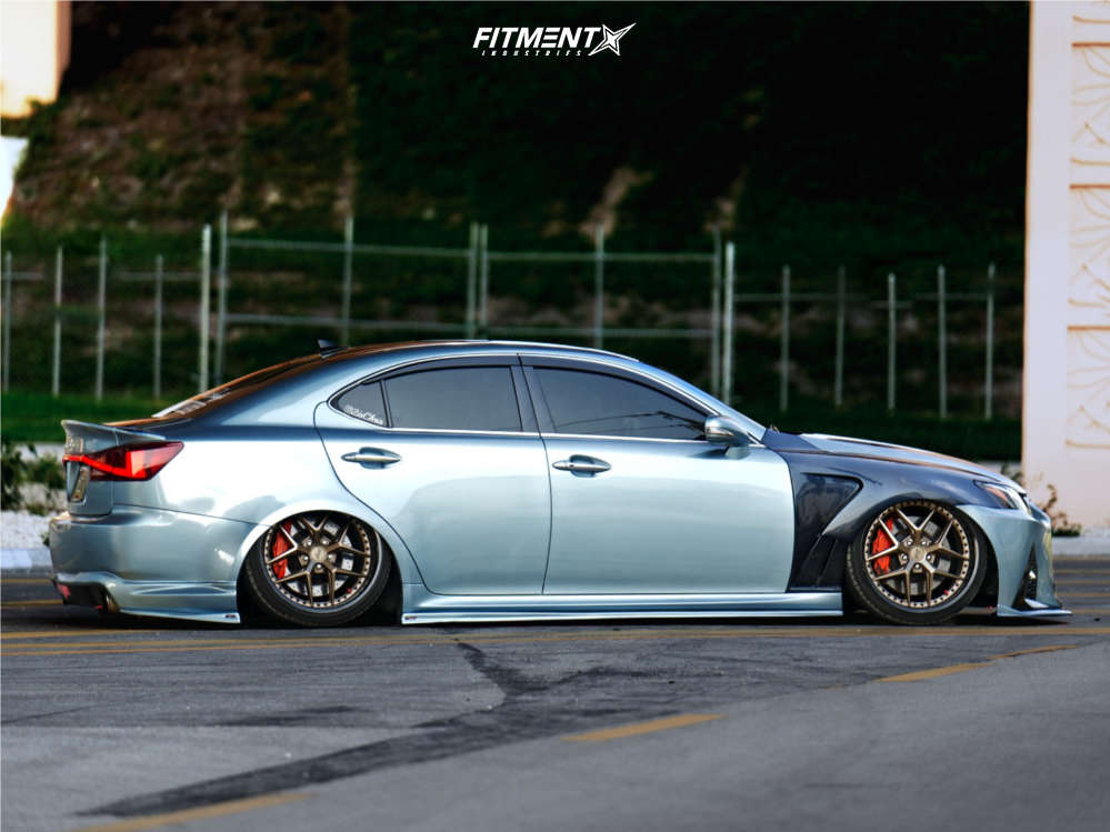 2007 Lexus IS250 Base with 20x9 Niche Methos and Landsail 225x30 on Air ...