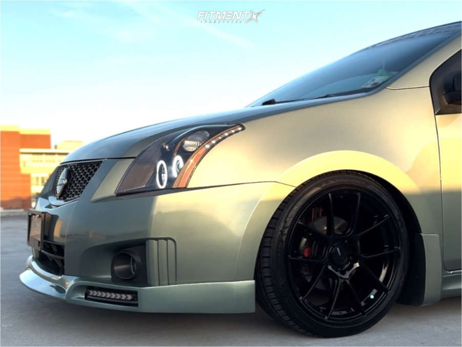 2008 Nissan Sentra SE-R with 18x8.5 Enkei Tsv and Lexani 225x40 on ...