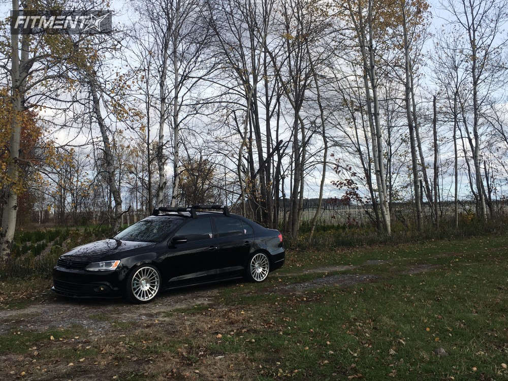 2013 Volkswagen Jetta SEL with 19x8.5 Rotiform Ind-t and Autoguard ...