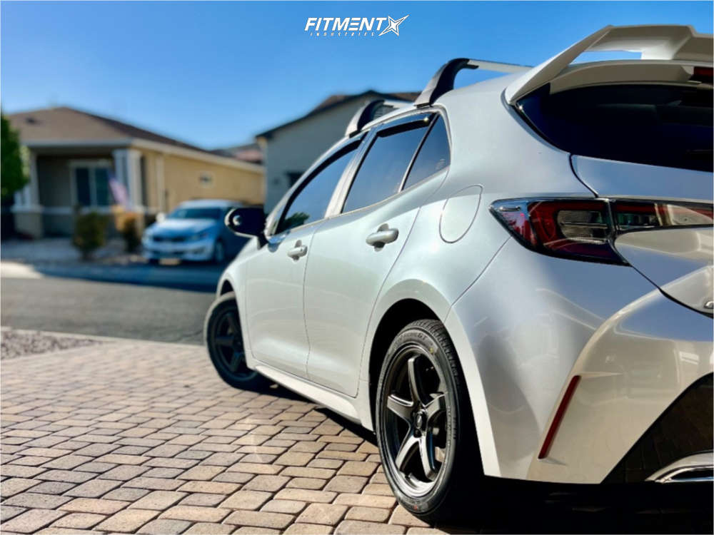 2022 Toyota Corolla SE with 17x8 Konig Neoform and Yokohama 225x45 on ...