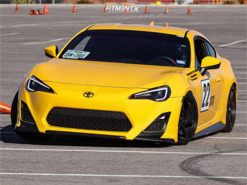 2015 Scion FR-S Base with 17x9 Gram Lights 57dr and Firestone 245x40 on ...