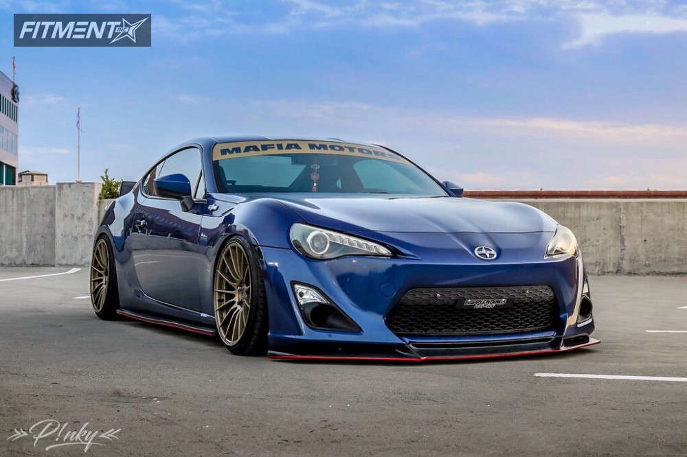 2015 Scion FR-S Base with 18x9.5 Ambit Re02 and Federal 225x35 on ...