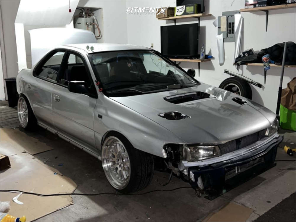 2001 Subaru Impreza RS with 17x9 MST Mt10 and Vercelli 205x40 on ...