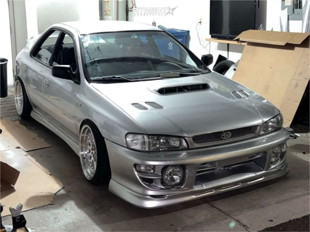 2001 Subaru Impreza RS with 17x9 MST Mt10 and Vercelli 205x40 on ...