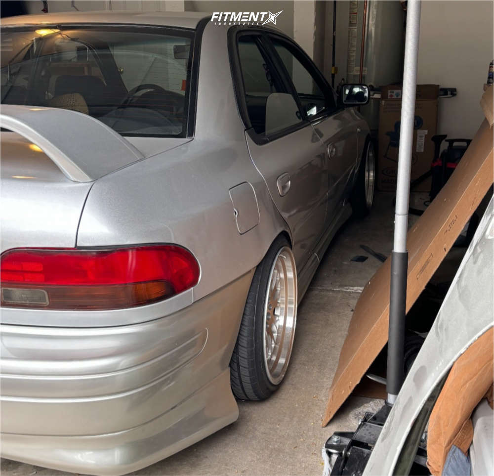 2001 Subaru Impreza RS with 17x9 MST Mt10 and Vercelli 205x40 on ...