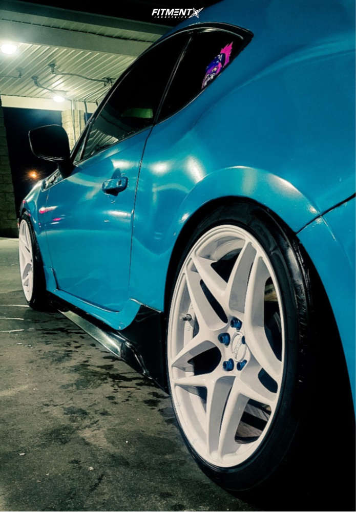 2013 Scion FR-S Base with 18x9 Kansei Astro and Yokohama 225x35 on Coilovers | 3022909 | Fitment ...