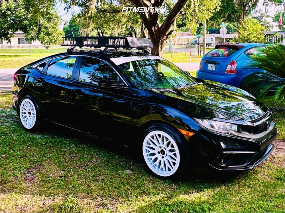 2020 Honda Civic Sport with 18x8.5 AVID1 Av44 and Goodyear 235x40 on ...