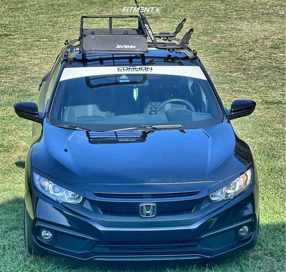 2020 Honda Civic Sport with 18x8.5 AVID1 Av44 and Goodyear 235x40 on ...