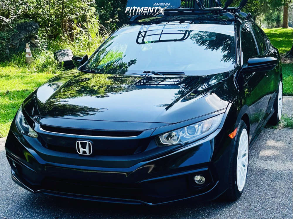 2020 Honda Civic Sport with 18x8.5 AVID1 Av44 and Goodyear 235x40 on ...