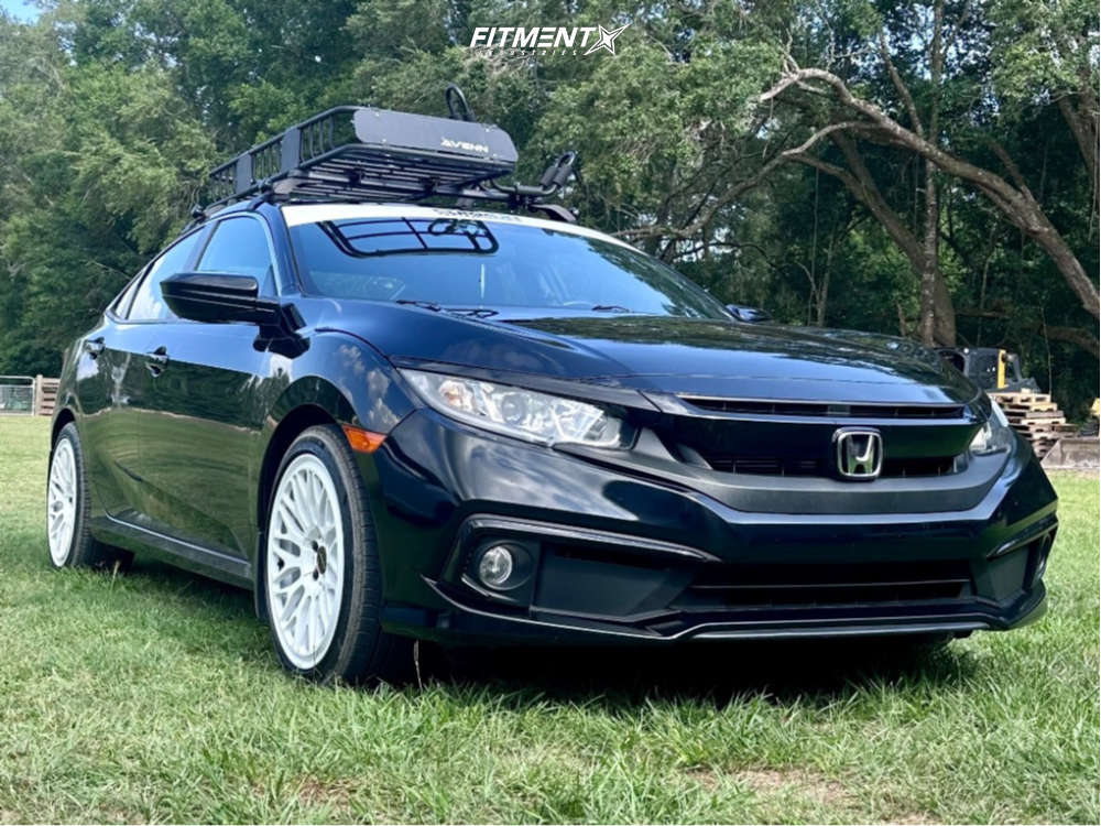 2020 Honda Civic Sport with 18x8.5 AVID1 Av44 and Goodyear 235x40 on ...