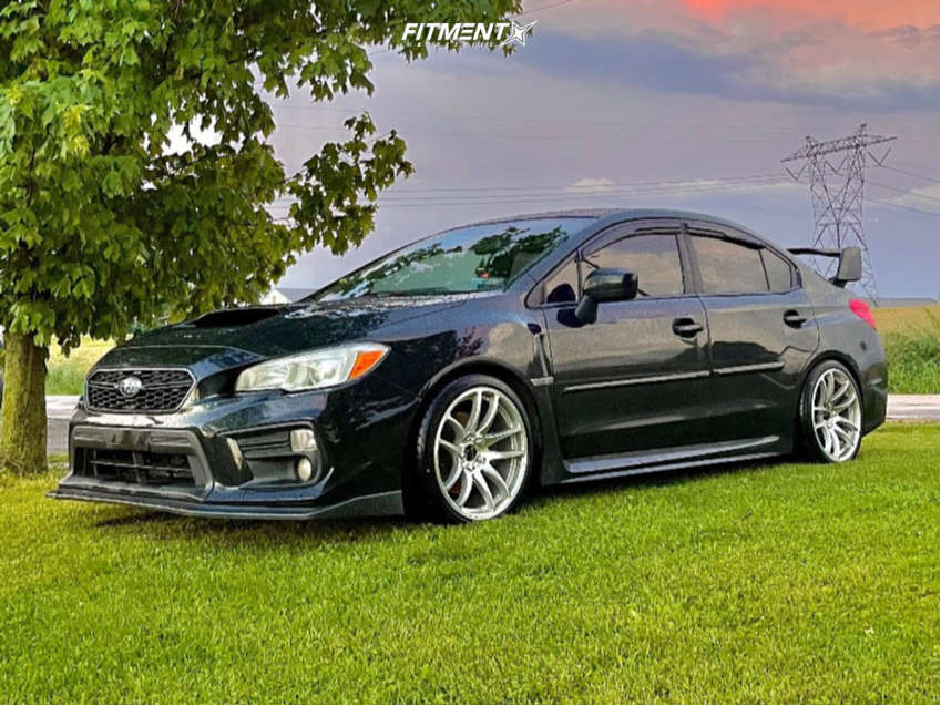 2020 Subaru WRX Base with 18x9.5 Vors Tr4 and Arroyo 255x35 on Lowering ...