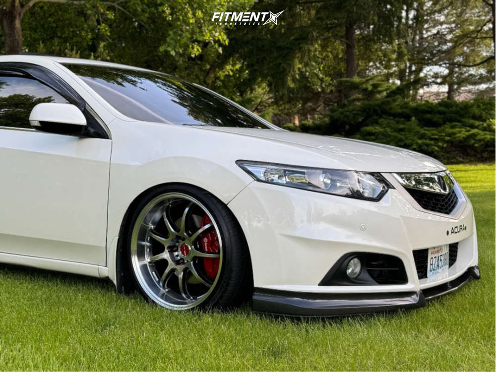 2010 Acura TSX Base with 19x9.5 Work Emotion D9r and Lexani 235x35 on ...
