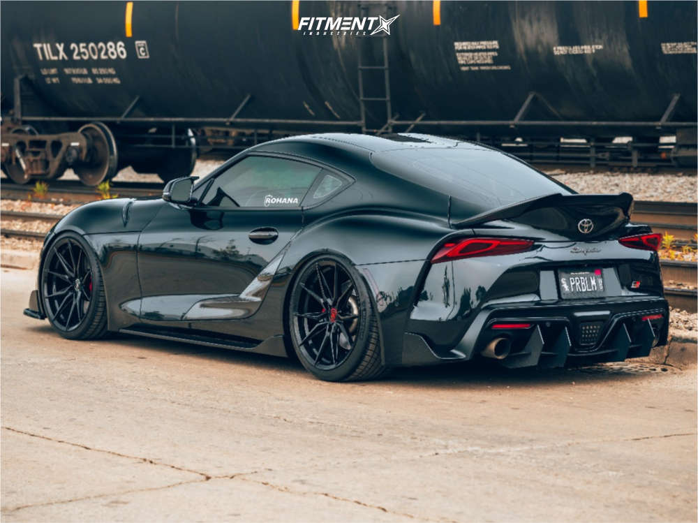 2020 Toyota GR Supra Launch Edition with 20x10 Rohana Rfx13 and Falken ...