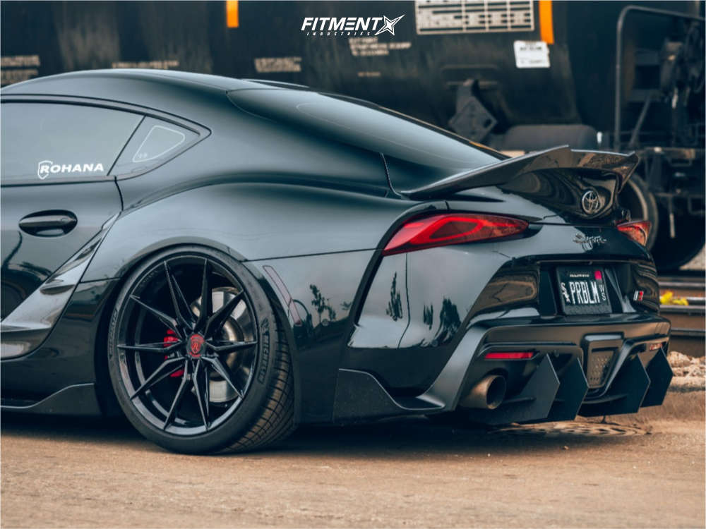 2020 Toyota GR Supra Launch Edition with 20x10 Rohana Rfx13 and Falken ...