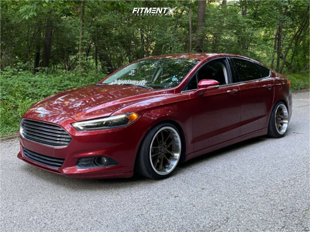 2013 Ford Fusion SE Hybrid with 18x9.5 ARC Ar5 and Goodyear 215x40 on ...