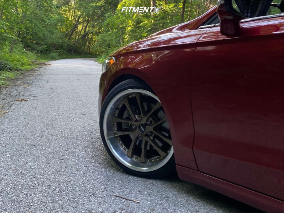 2013 Ford Fusion SE Hybrid with 18x9.5 ARC Ar5 and Goodyear 215x40 on ...