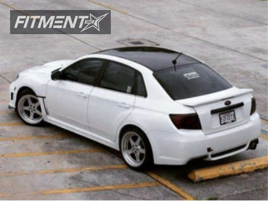 2011 Subaru WRX Base with 19x8.5 Varrstoen Es8 and Road One 265x45 on ...