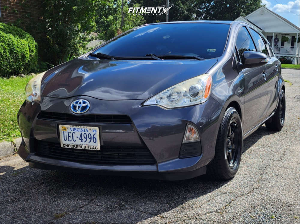 2014 Toyota Prius C One with 15x7.5 Konig Hexaform and Yokohama 195x65 ...