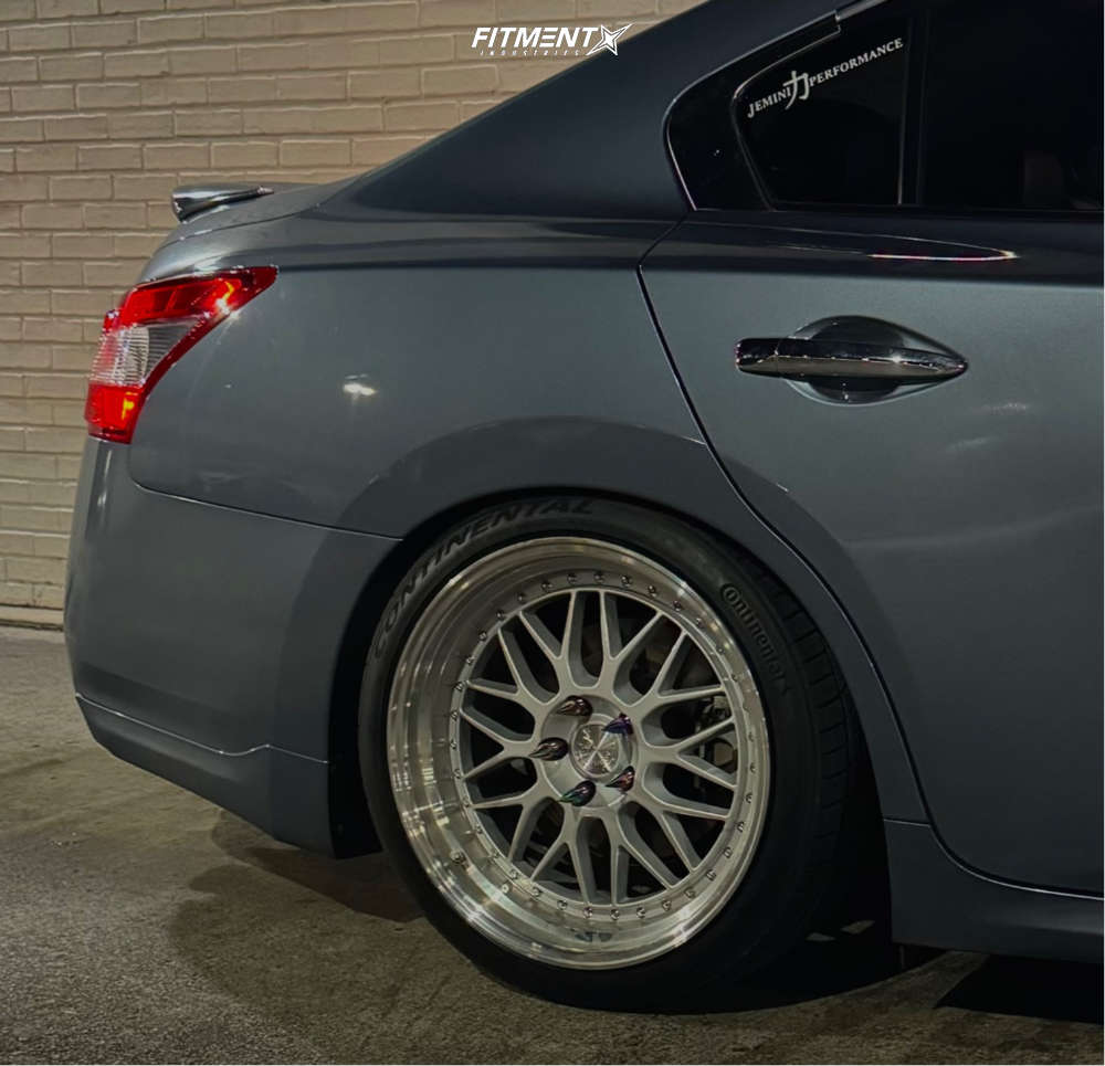 2011 Nissan Maxima SV with 19x9.5 Aodhan Ah02 and Continental 255x30 on ...